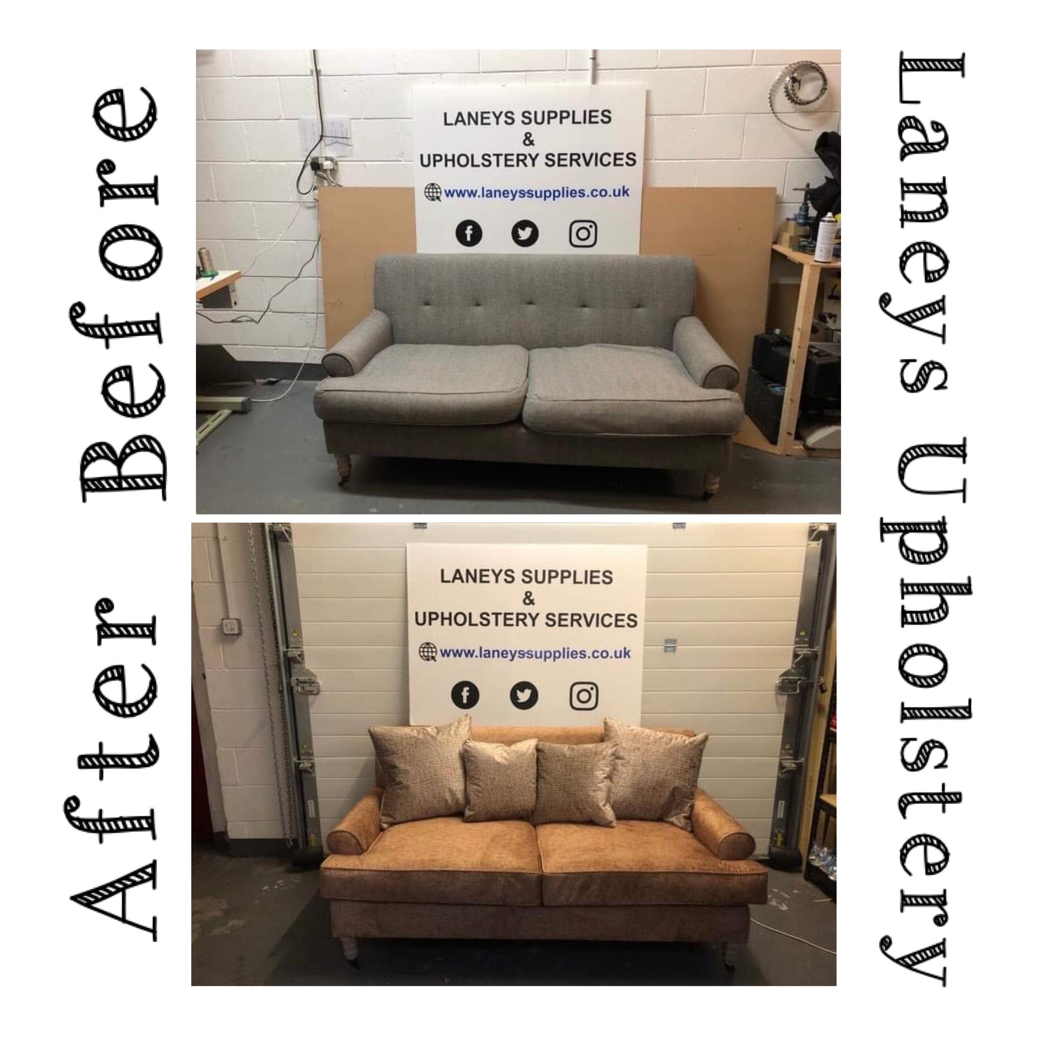 Another lovely reupholstered Sofa
